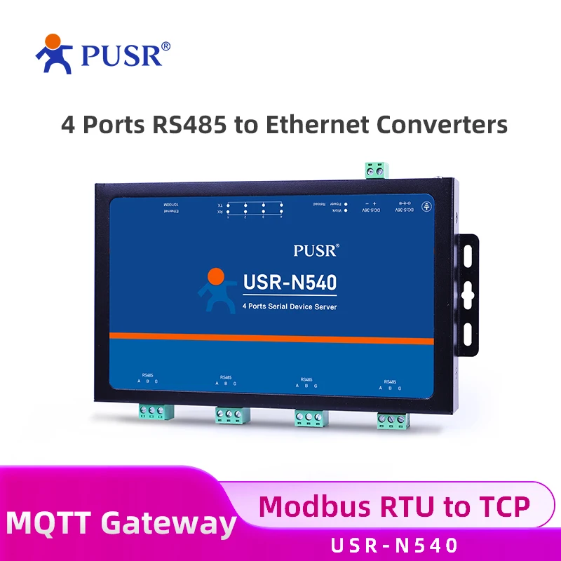 PUSR-8-Ports-RS485-Serial-to-Ethernet-Converter-Device-Server-MQTT-Modbus-Gateway-Support-SSL ...
