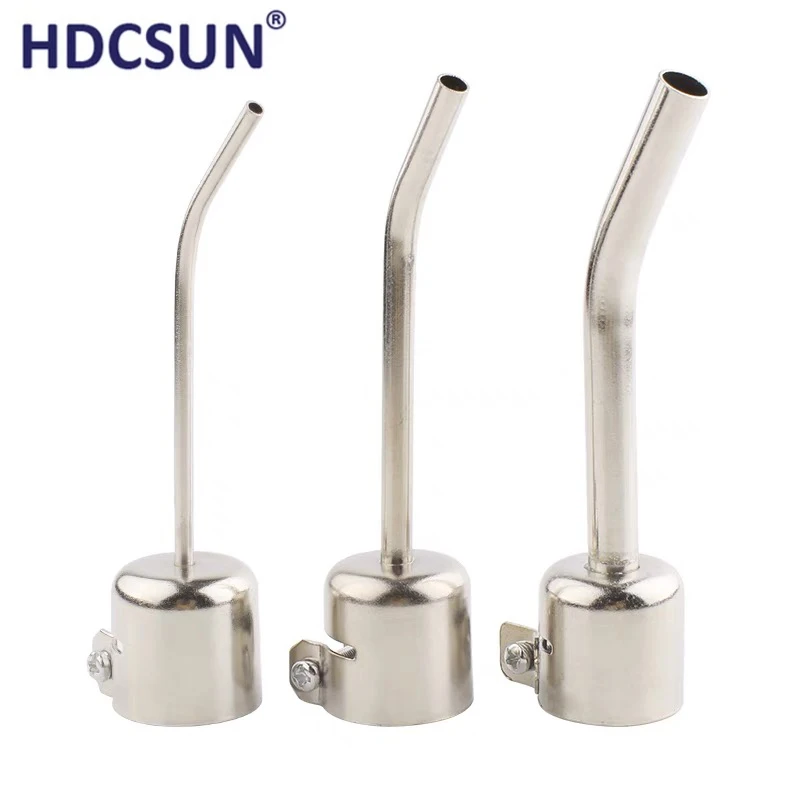 Newest-Bend-Hot-Air-Gun-Nozzle-Lengthen-10cm-45-Degree-bending-BGA ...