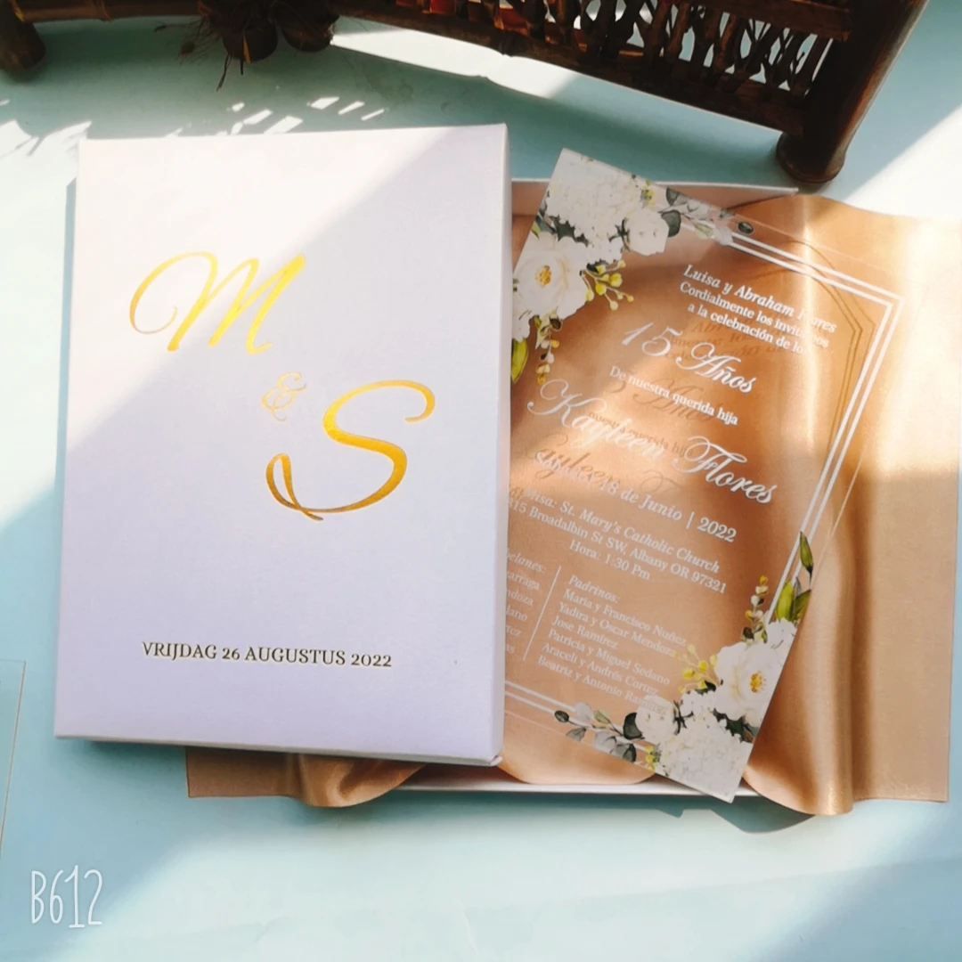 Resin Wedding Invitations Card: The Elegant Choice for Modern Couples