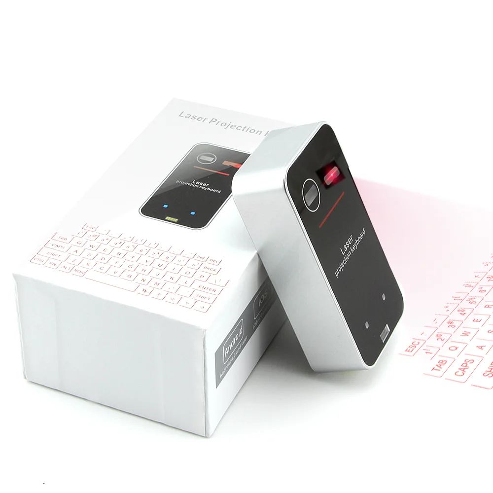 Projeção portátil do teclado do laser virtual do teclado sem fio de ...