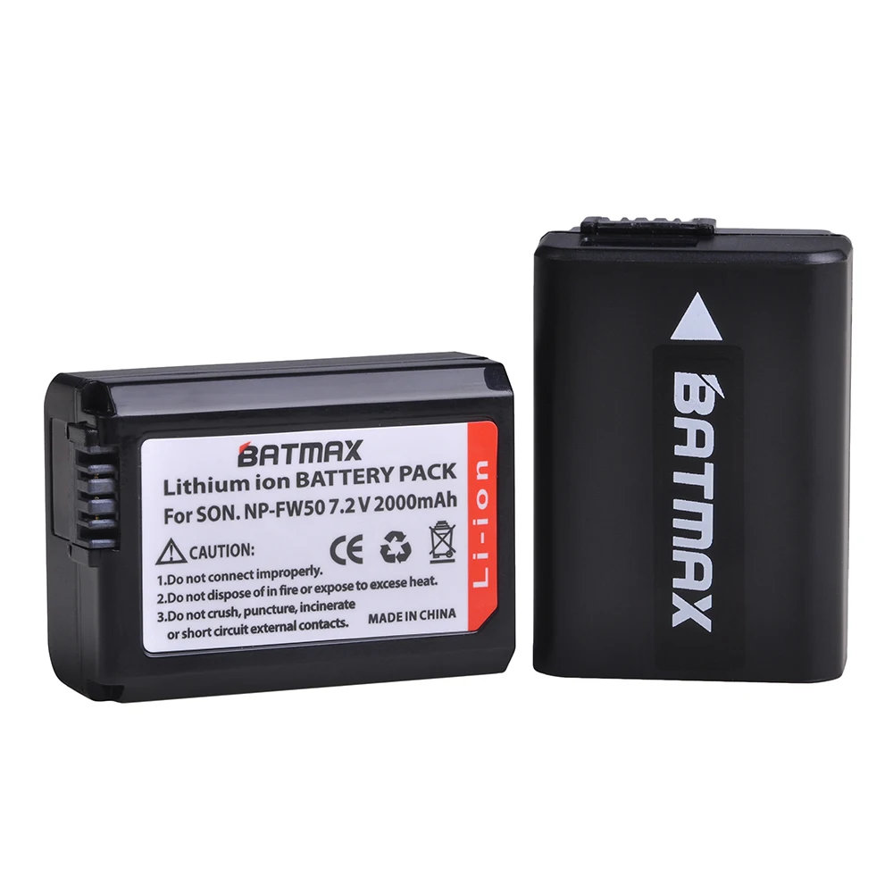 Batmax-NP-FW50-NPFW50-Battery-for-Sony-Alpha-7-7R-II-7S-a7S-a7R-II ...