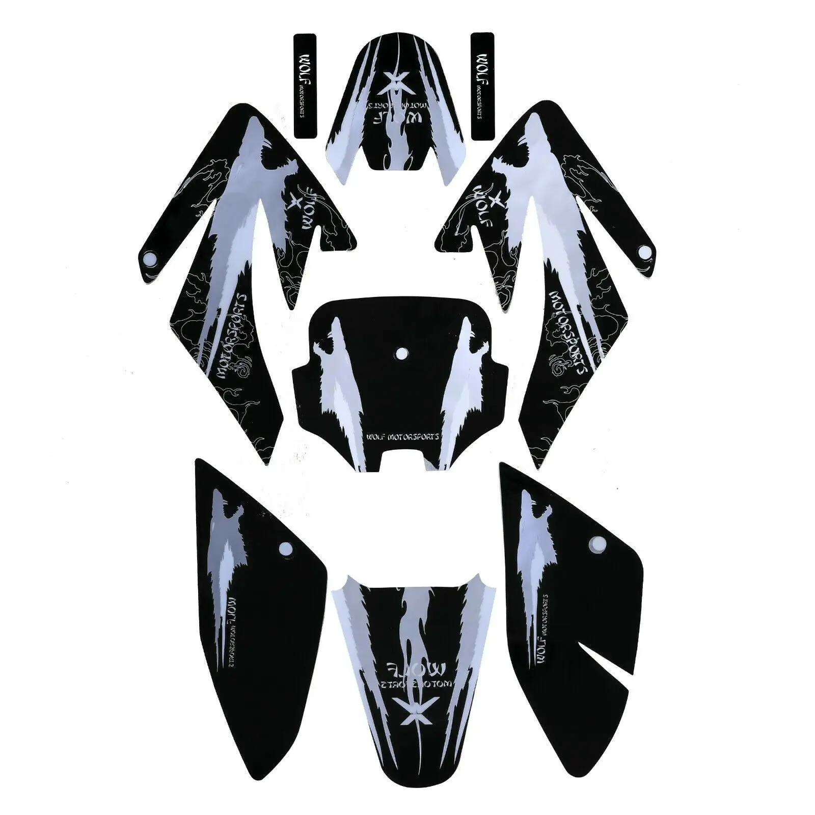 motorcycle Stickers 90CC 110CC 125CC 150cc for HONDA CRF70 125cc 140cc ...