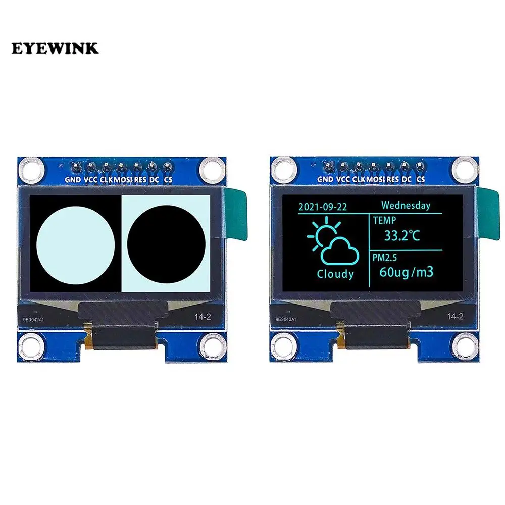1-3-OLED-Module-1-3-inch-Display-Module-White-Blue-128X64SPI-IIC-I2C ...