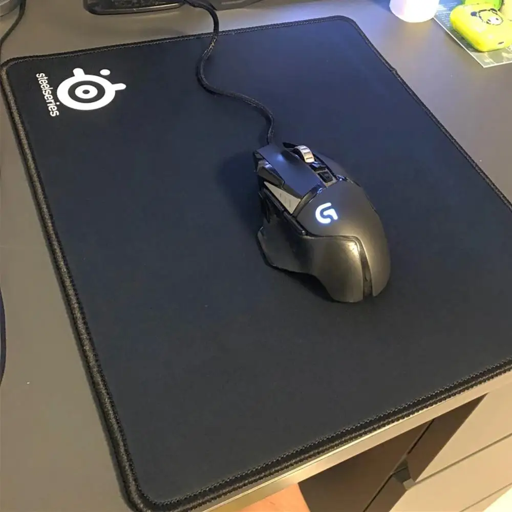 Universal Black Anti-slip Mouse Pad Gaming Mice Mat Desk Cushion PC ...