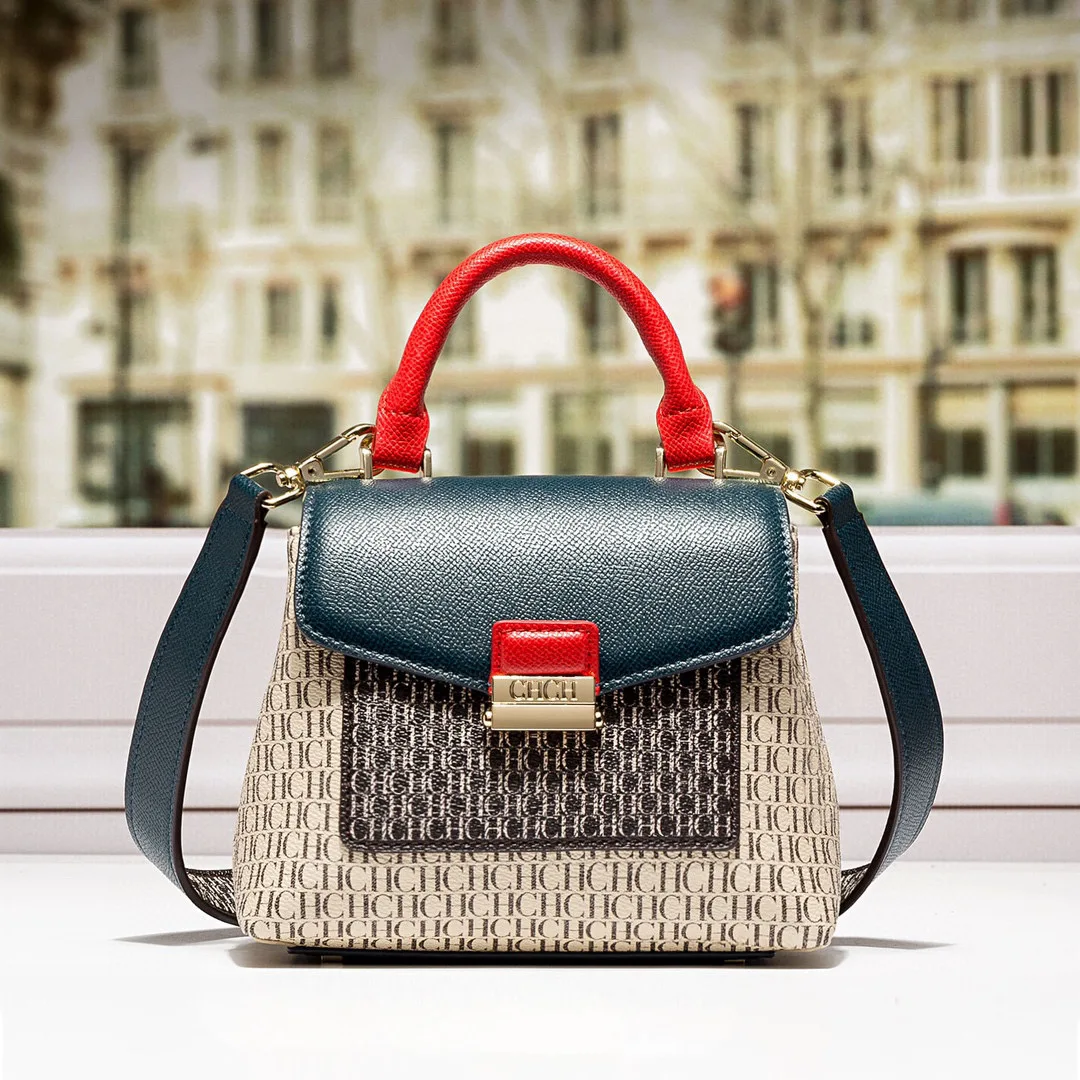 Ch By Charo Women's Portable Single Shoulder Messenger Baotou Layer ...