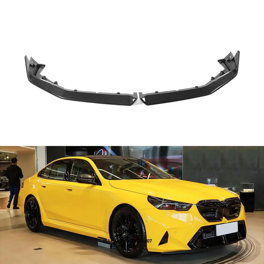 ForBMW G90 M5 MP Dry Carbon Fiber Front Lip Kit - 2 Pieces 2025 (Clip ...