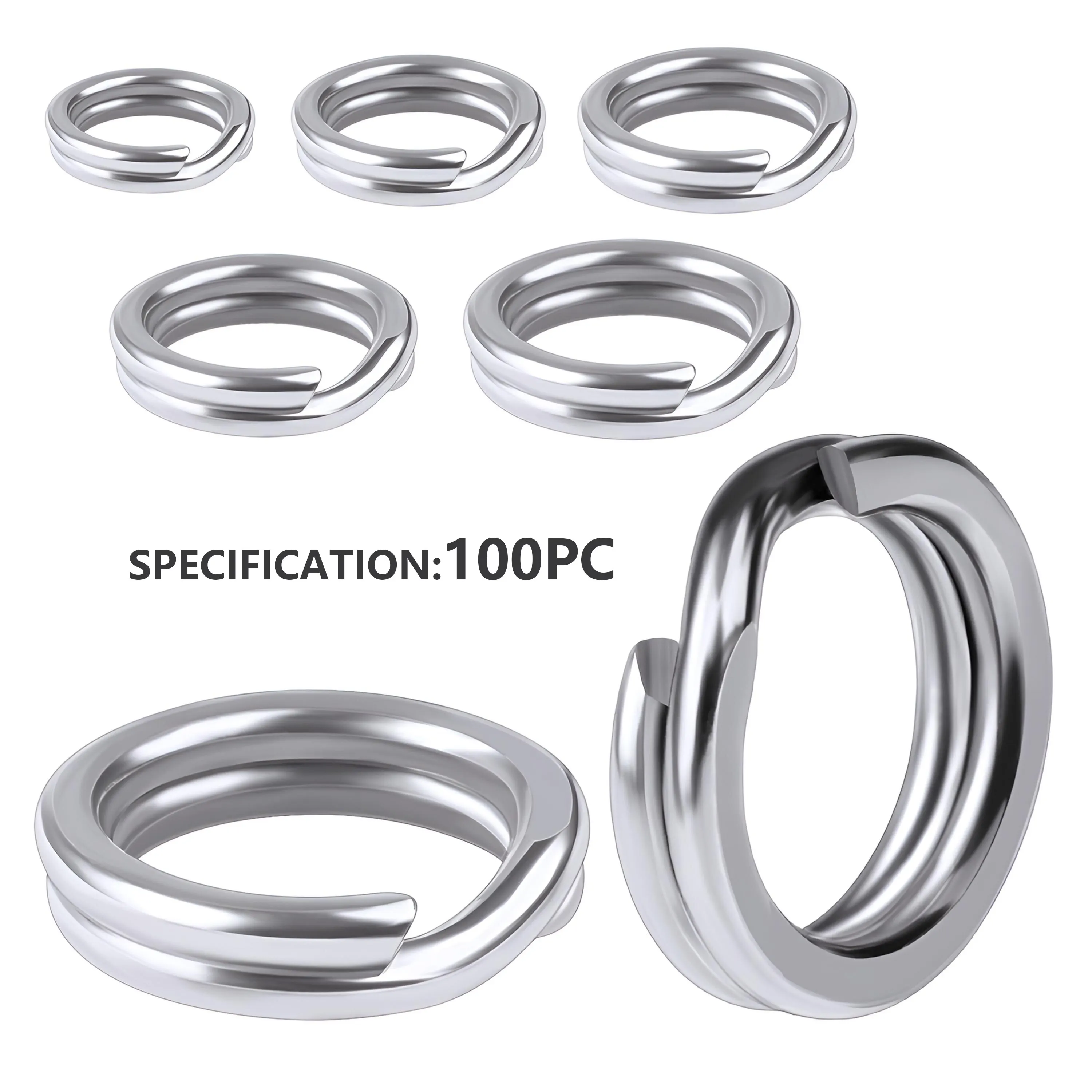 White-Nickel-Black-Nickel-Stainless-Steel-Flattened-Double-Loop-Sub ...