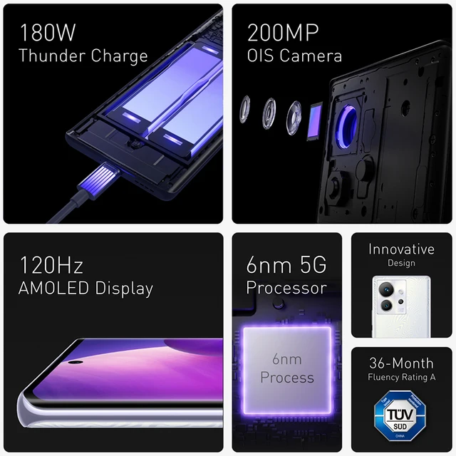 infinix Zero Ultra 8GB 256GB 5G Smartphone D920 6nm 5G Processor 180W ...