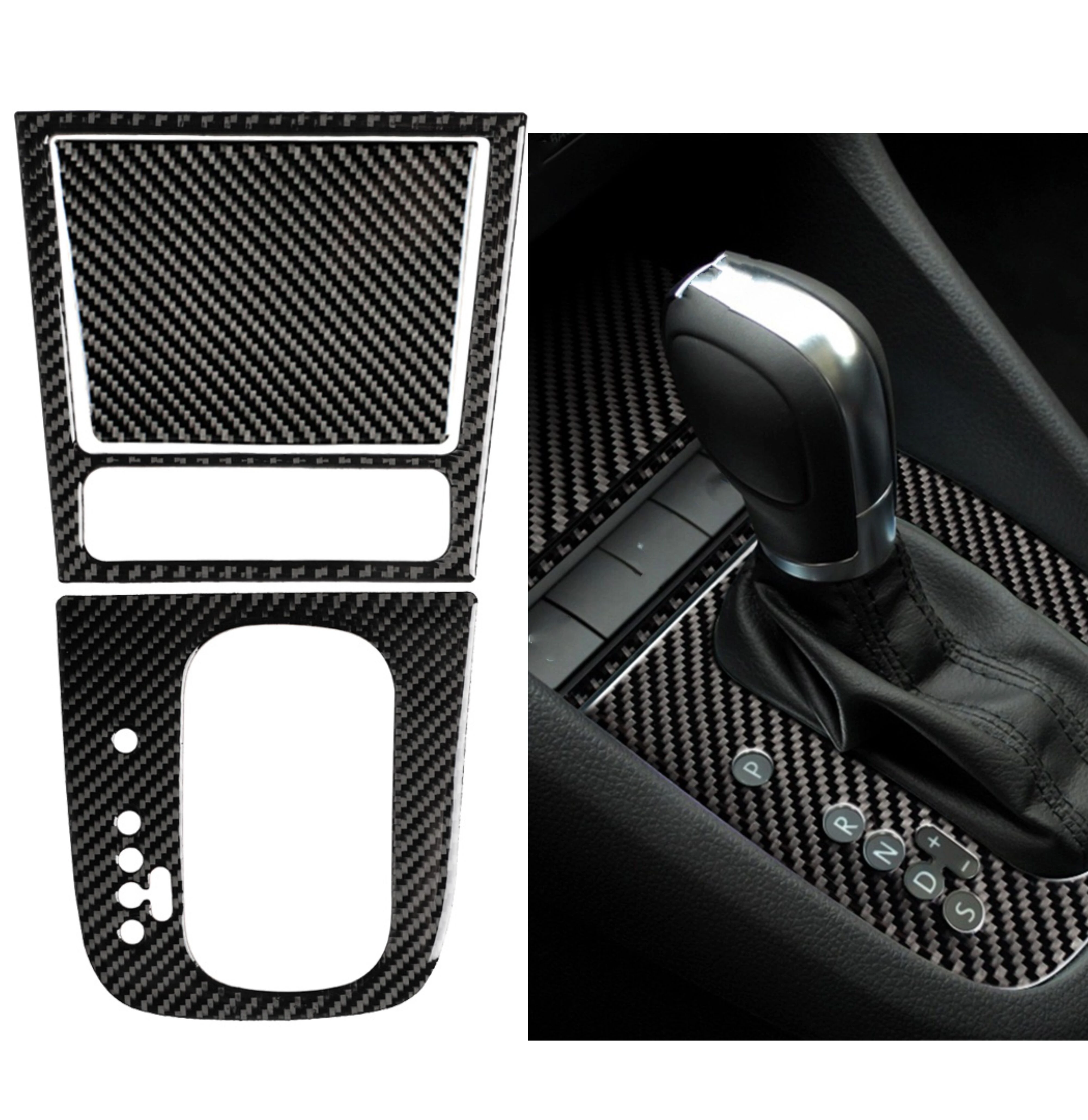 Car Gear Shift Sticker Cigarette Lighter Cover Ashtray Panel Sticker ...