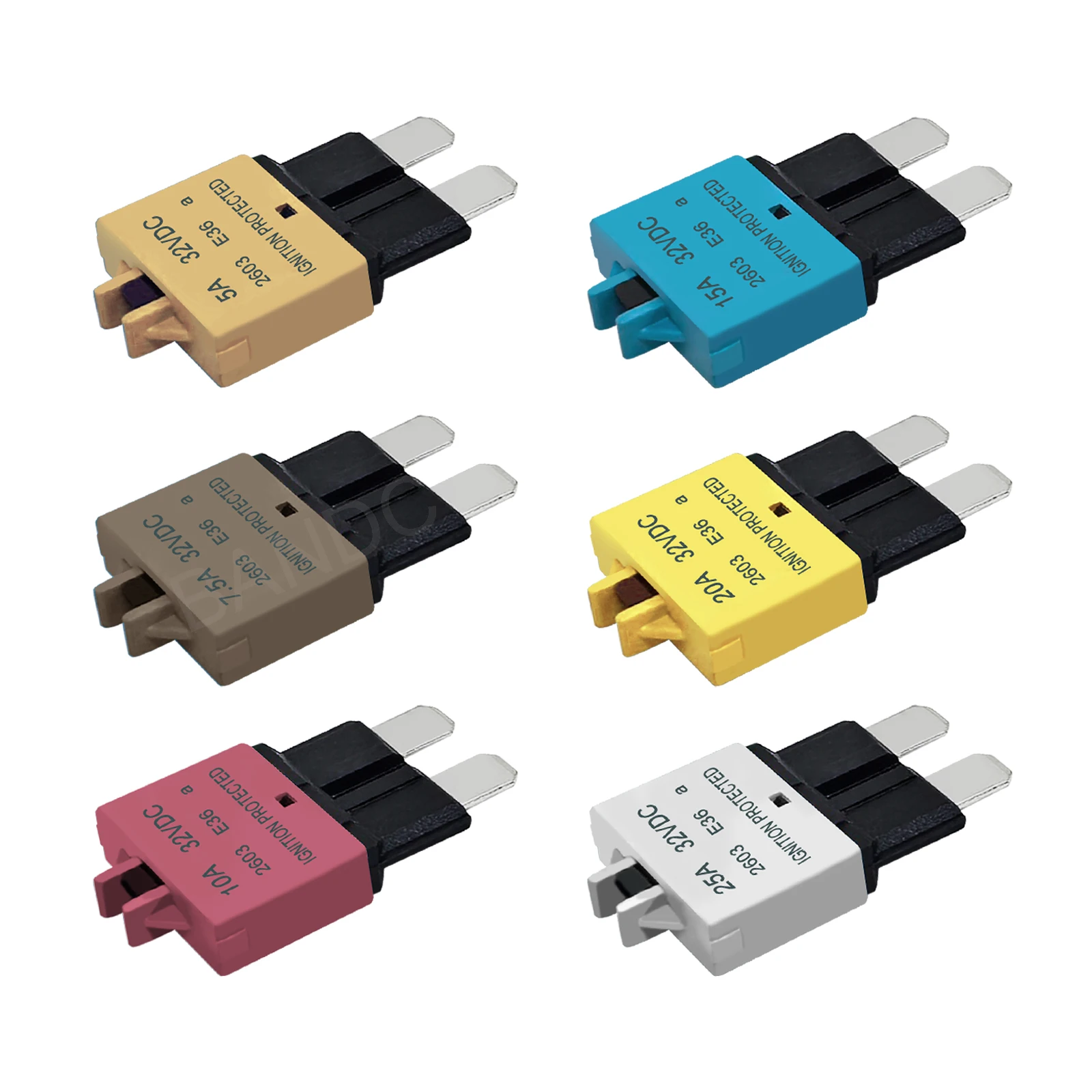 Manual Reset Fuses Circuit Breaker 5A 7.5A 10A 15A 20A 25A 30A ATC/ATO ...