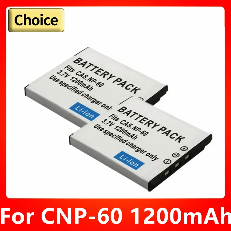2x1200mah-For-Casio-NP-60-NP60-CNP-60-CNP60-CAS-NP60-Camera-Battery-For ...