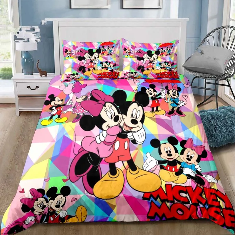 Hot-selling-Cartoon-Cute-Rice-Mouse-Bedding-3D-Mickey-Bedding-Set ...