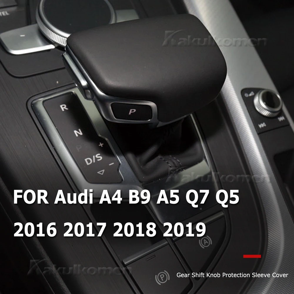 4M1713139F Gear Shift Knob Cover Perforated LHD For Audi A4 B9 Allroad ...