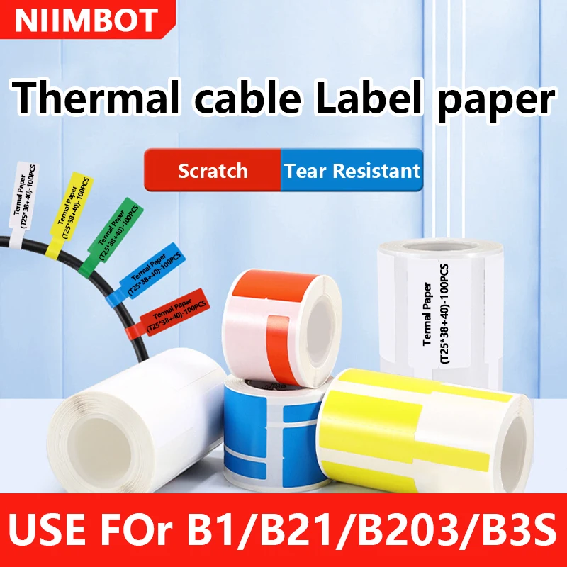Niimbot-Portable-Mini-Smart-Printer-Thermal-Multicolour-Wire-Cable ...