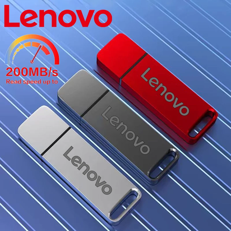 Lenovo-unidad-Flash-USB-3-0-de-2TB-Pendrive-de-Metal-de-alta-velocidad ...