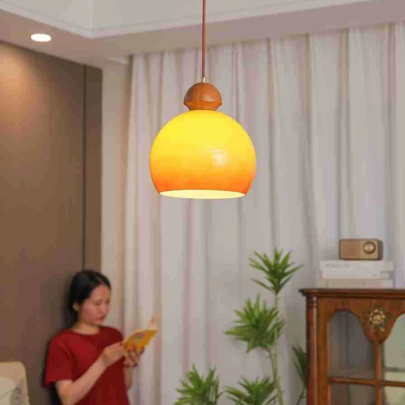 2024New-American-Light-Luxury-Glass-Wooden-Chandelier-Dining-Room ...