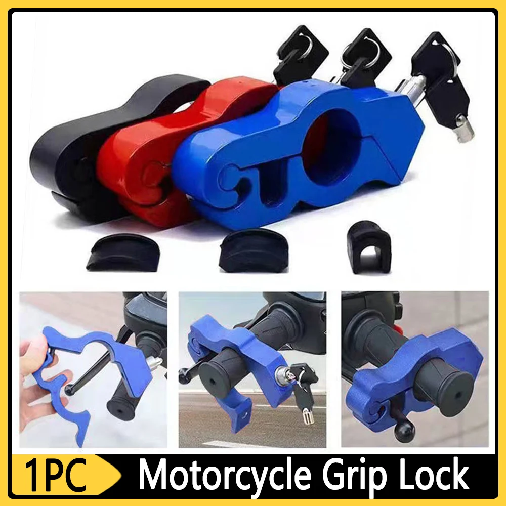 Motorcycle-Grip-Lock-Electric-Car-Handlebar-Throttle-Heavy-Duty-Bike ...