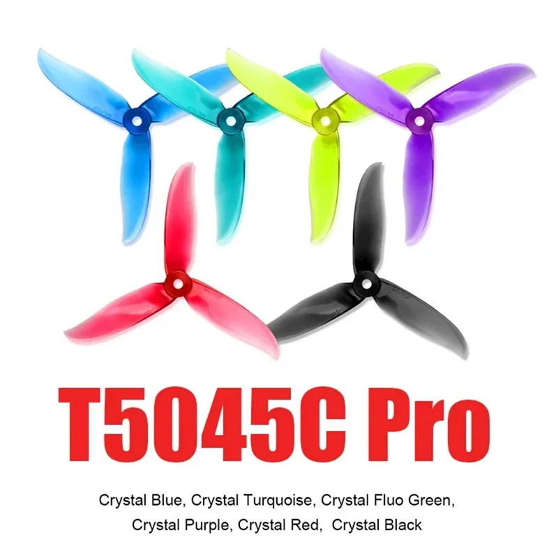 2-Pairs-Dalprop-Cyclone-T5045C-PRO-5045-3-Blades-5x4-5-CW-CCW-Propeller ...