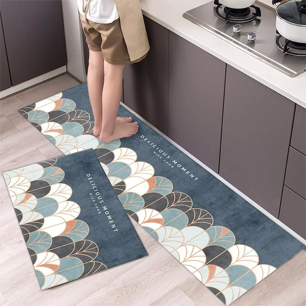 Kitchen-Foot-Mats-Waterproof-Oilproof-Doormat-Entrance-Door-Absorbent ...