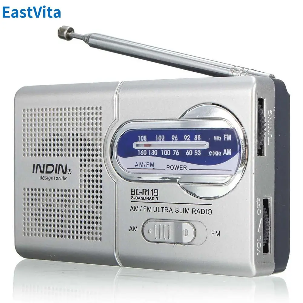 BC-R119-Radio-AM-FM-Battery-Operated-Portable-Radio-Best-Reception ...