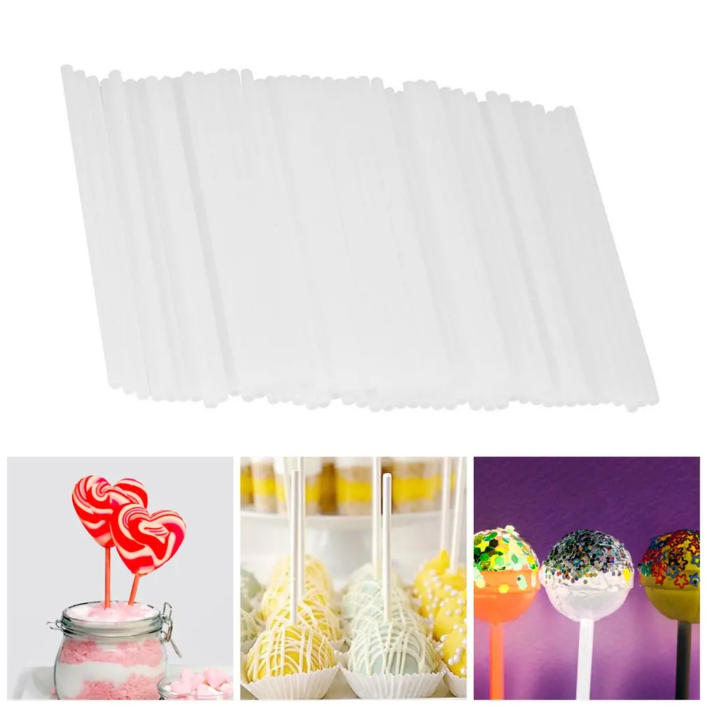 80pcs-Plastic-Lollipop-Stick-Safe-White-Cake-Topper-Pop-Sucker-Sticks ...