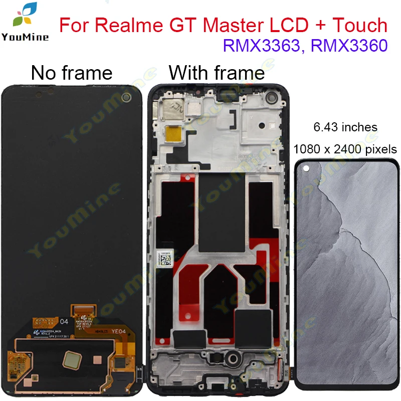 6-43-Tested-AMOLED-For-Realme-GT-Master-LCD-Display-RMX3363-RMX3360 ...