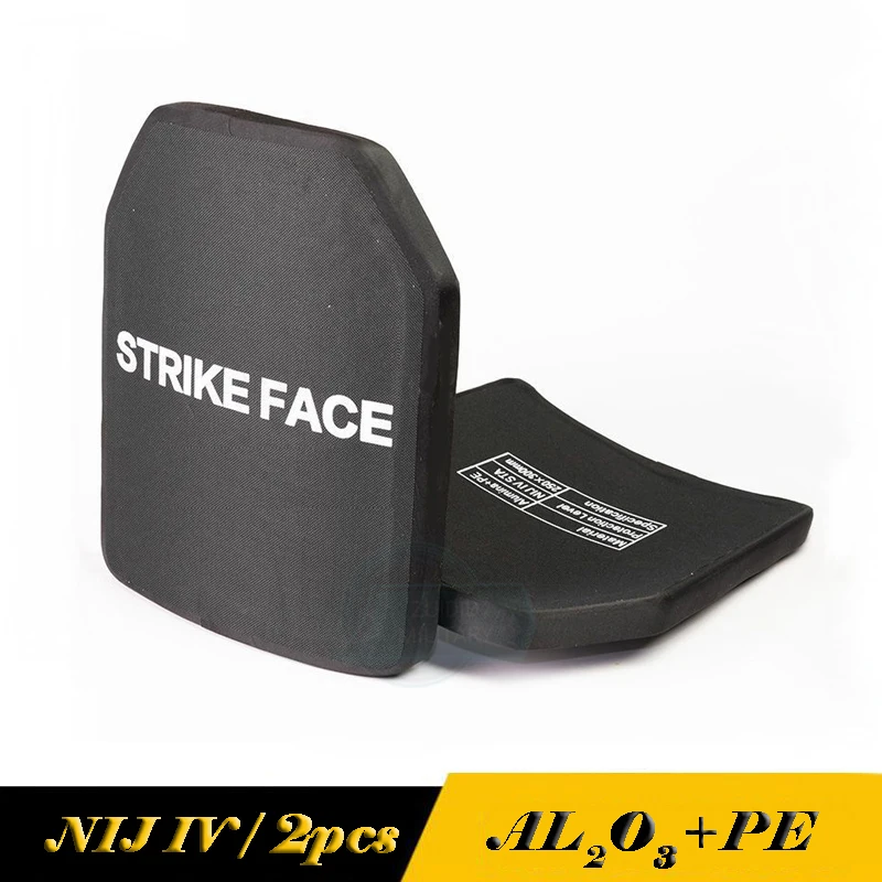 Nij 4 Stand Alone Ballistic Plate | Alumina Oxide Bulletproof Panel ...