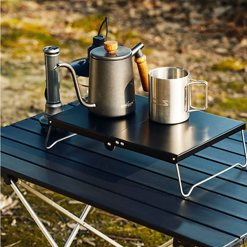 Portable-Outdoor-Folding-Camping-Table-Stainless-Aluminum-Table-Heat ...