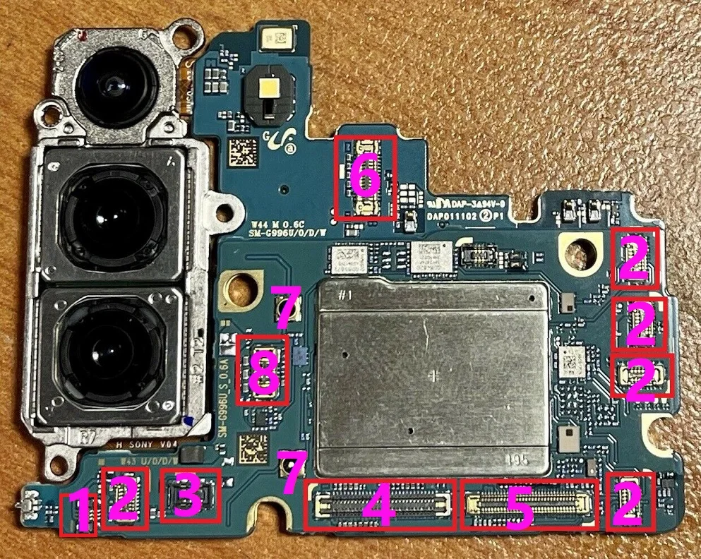 10PCS-Original-New-S21Plus-S21-5G-G996-G996B-LCD-Display-Camera-USB ...