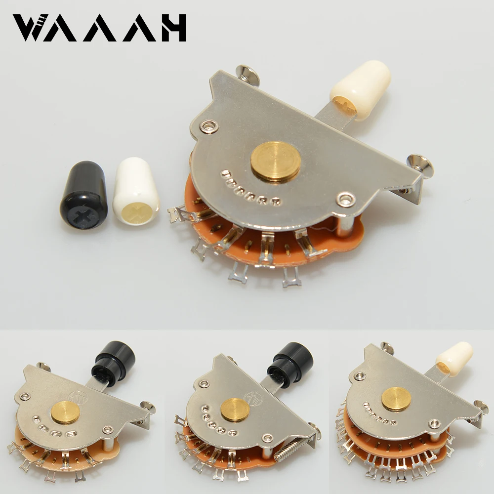 3 Way 5 Way Guitar Pickup Switch Including Screws Pickup Selector Metal ...