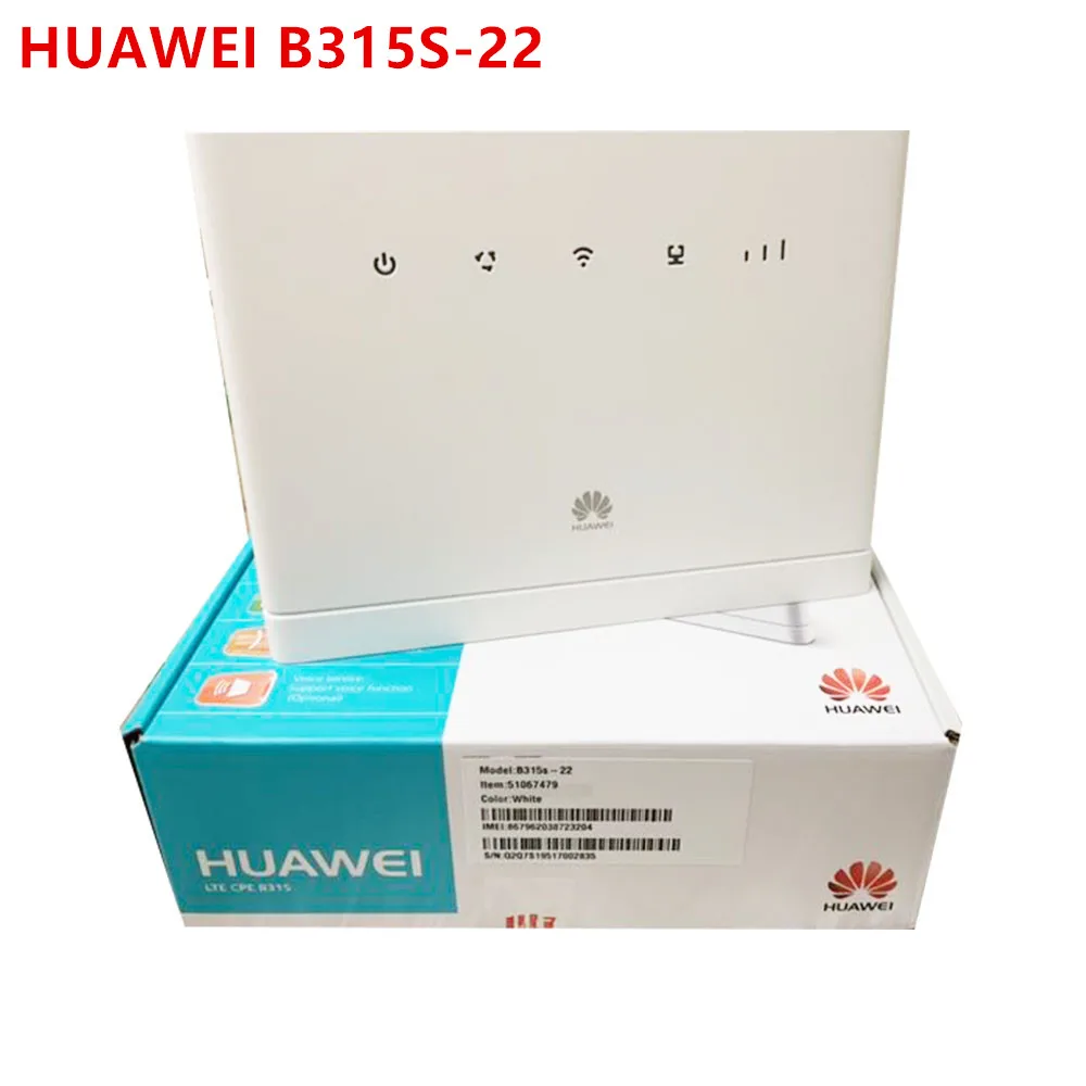 잠금 해제 와이파이 라우터, 안테나 2 개 포함, 화웨이 B315 B315S 22 CPE, 150Mbps, 4G LTE FDD ...