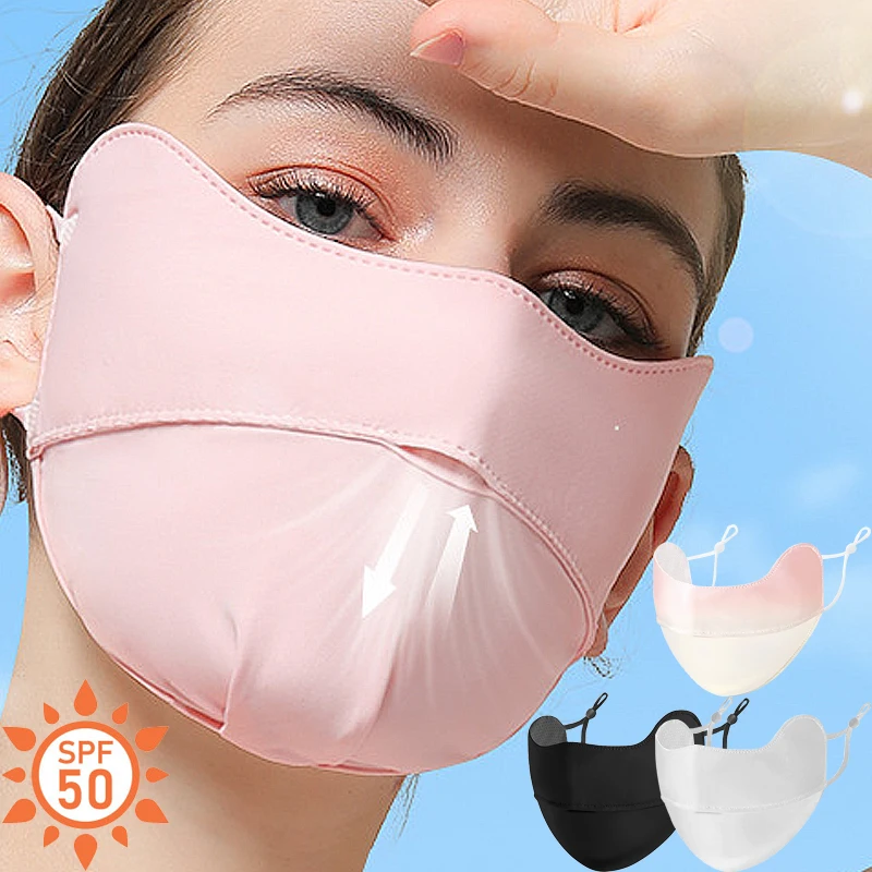 Summer-Ice-Silk-Sunscreen-Mask-Anti-UV-Protection-Cycling-Face-Cover ...