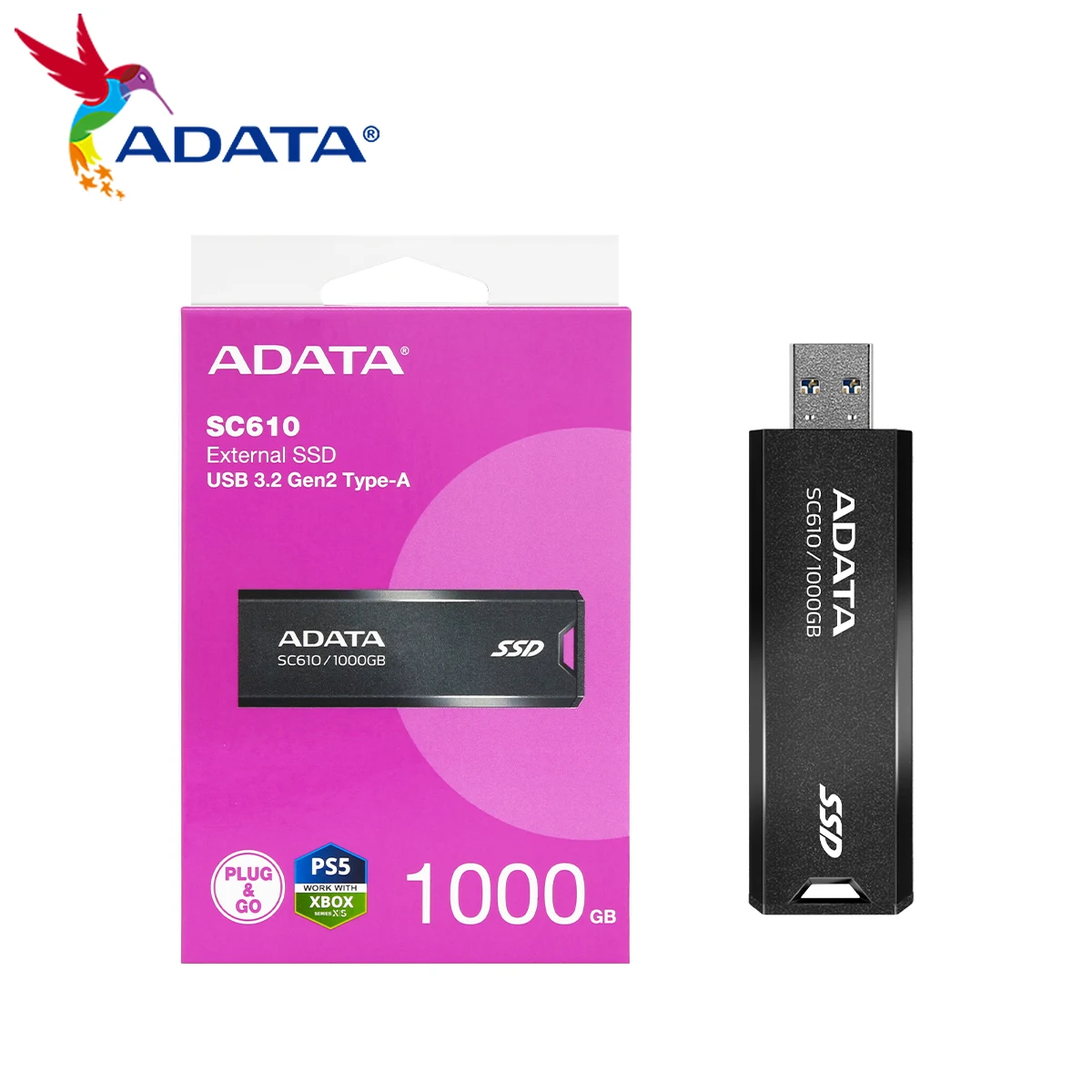 ADATA-Solid-state-USB-drive-SC610-Portable-USB-3-2-SSD-Hard-Drive-500GB ...