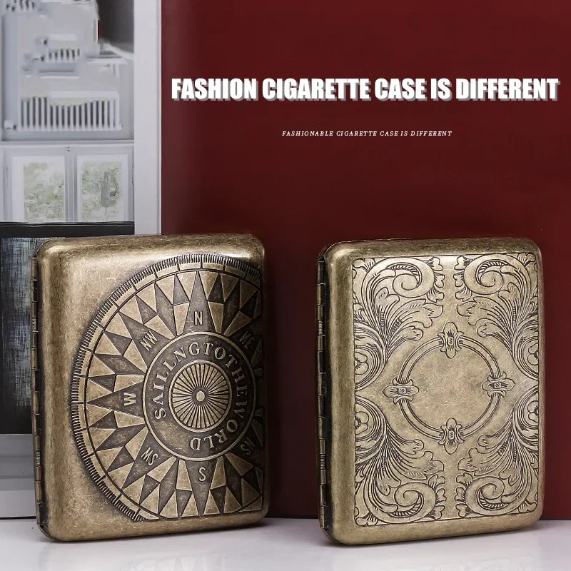 Vintage-Metal-Cigarette-Case-Box-Portable-20-Cigarettes-Case-Holder ...