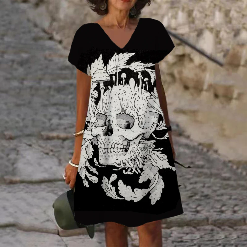 Dresses With Skulls On It