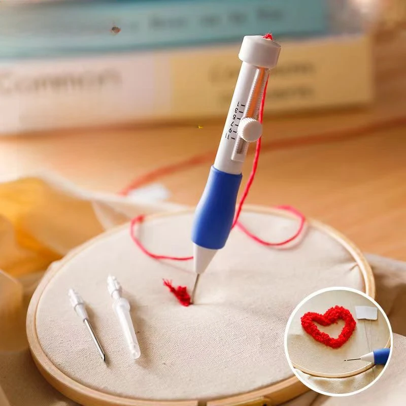 Magic-Embroidery-Pen-Kit-para-costura-Punch-Needle-Crochet-Acess-rios ...