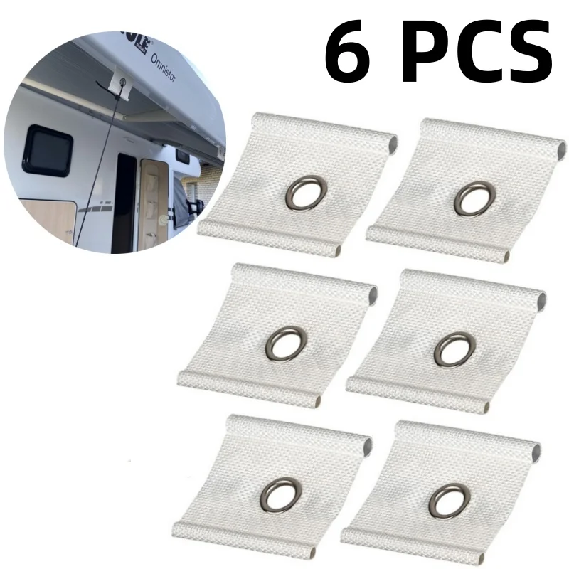 6 Pcs Hot Sale S Shaped Camping Awning Hooks Clips RV Tent Hangers ...