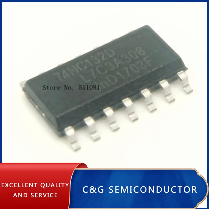 100 Uds. 74HC132D 74HC132 SN74HC132DR SOP14|Circuitos integrados| - AliExpress