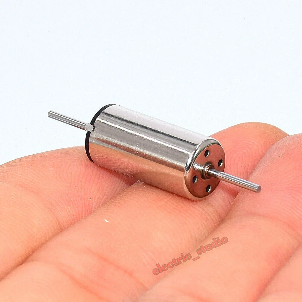 816 8mm Mini Coreless Dual Shaft DC Motor 6V 9V 12V 18000rpm High Speed ...