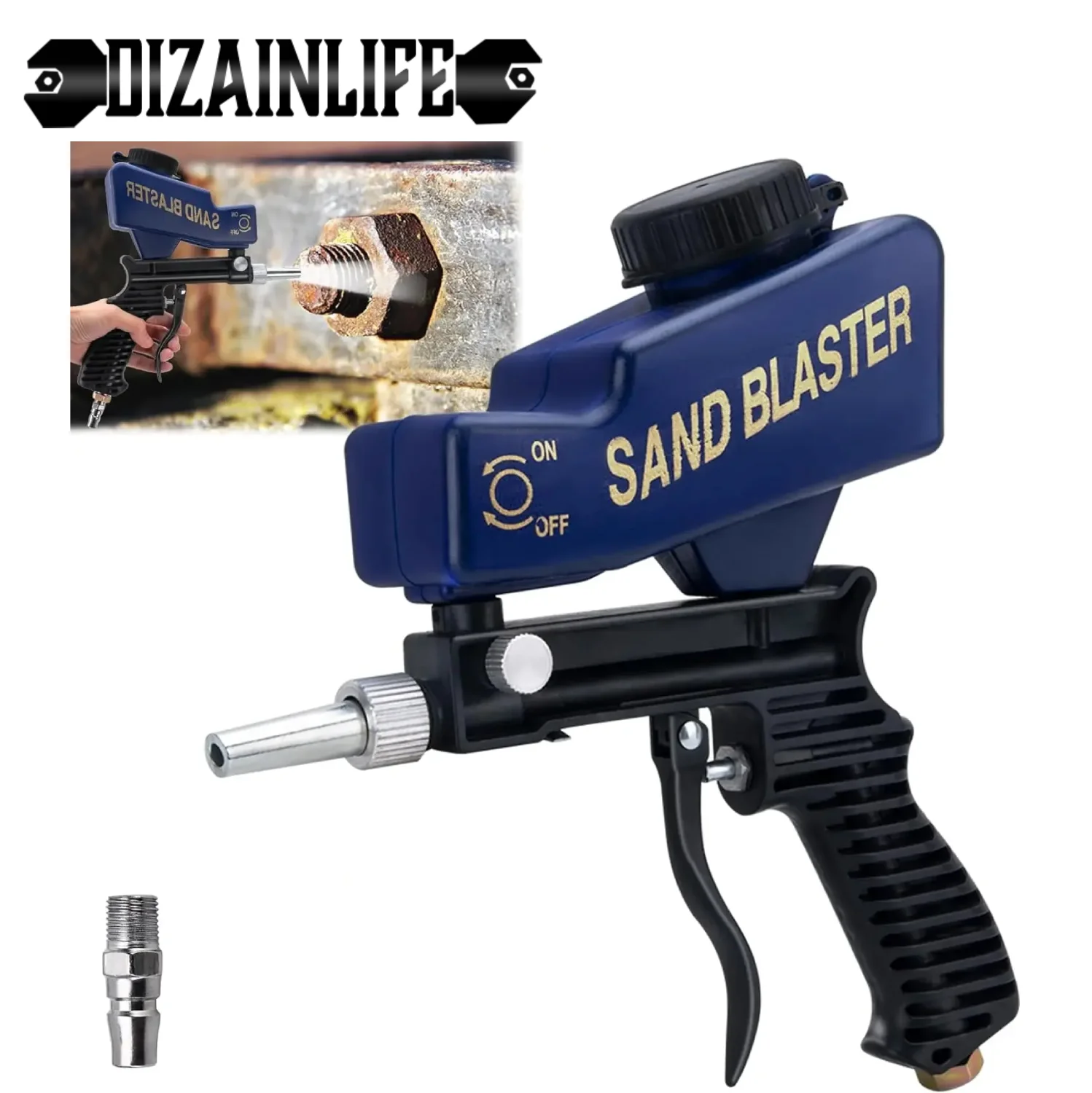 Adjustable-Blasting-Machine-Gravity-Sandblasting-Gun-Pneumatic ...
