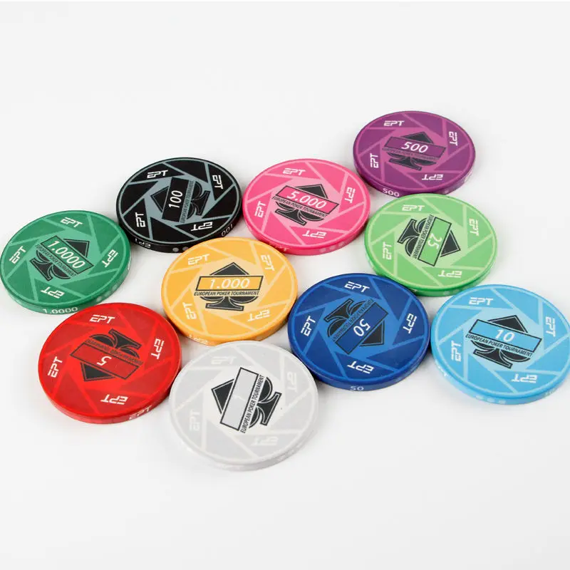 10-St-ck-ept-Sport-Keramik-Chips-runde-Chips-Texas-Poker-Chips-Karte ...