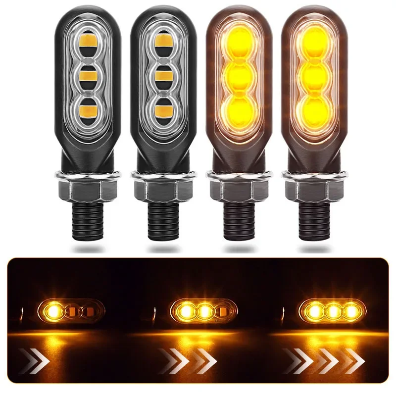 Motorcycle-3LED-Dynamic-Flowing-Light-Mini-Motorcycle-Turn-Signal-LED ...