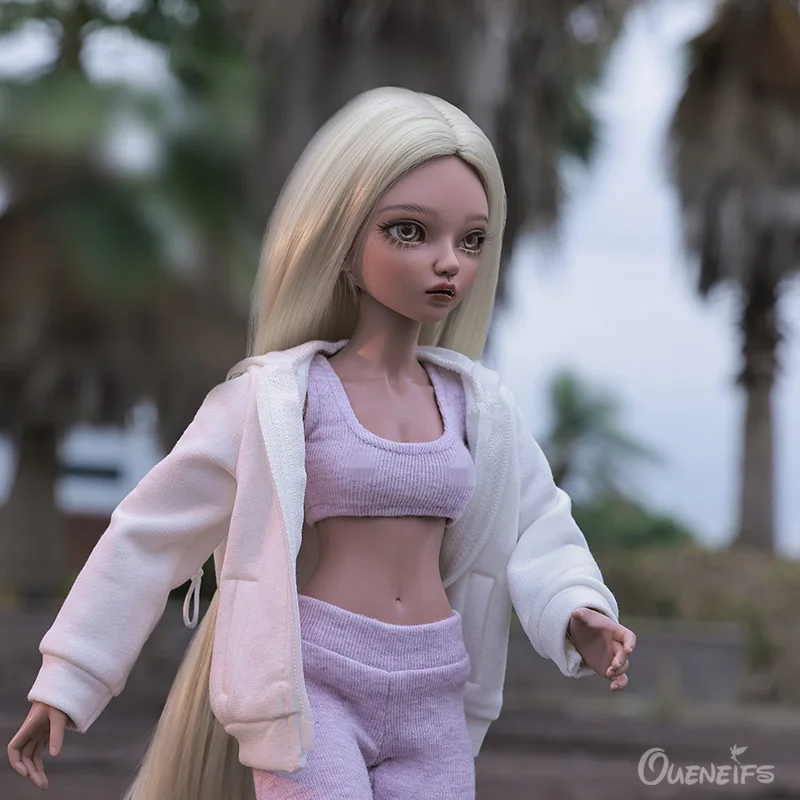 Chloe BJD 1/4 doll with New Release Active Line Girl Body Open Waist Sportswear Girl Full set K ...