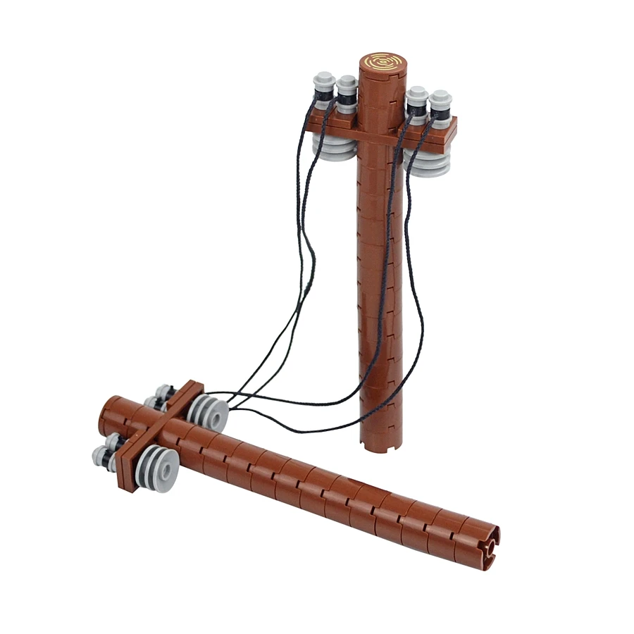 MOC-Telegraph-Pole-Building-Blocks-Set-Model-Telephone-Pole-Wire ...