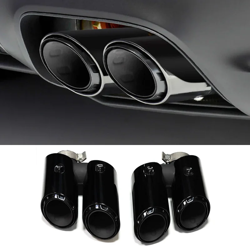Quad-Car-Exhaust-Tip-For-Porsche-Macan-Type-95B-w-2-0T-L4-Turbo-Sport ...