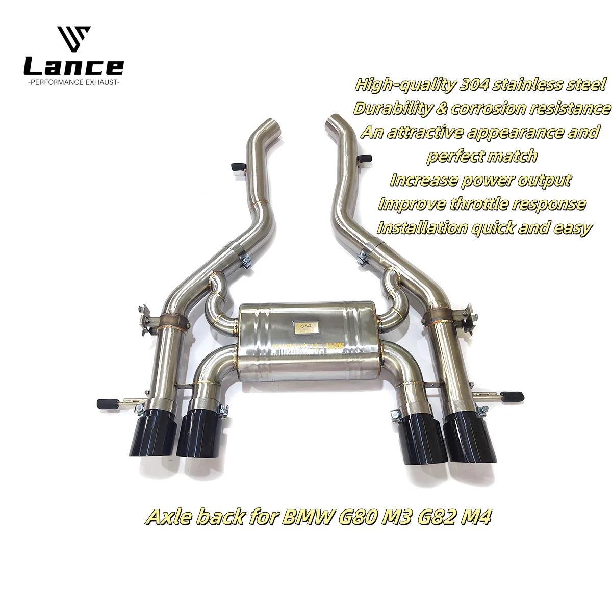 LANCE-Exhaust-System-Stainless-Steel-Performance-Exhaust-for-BMW-M3-M4 ...