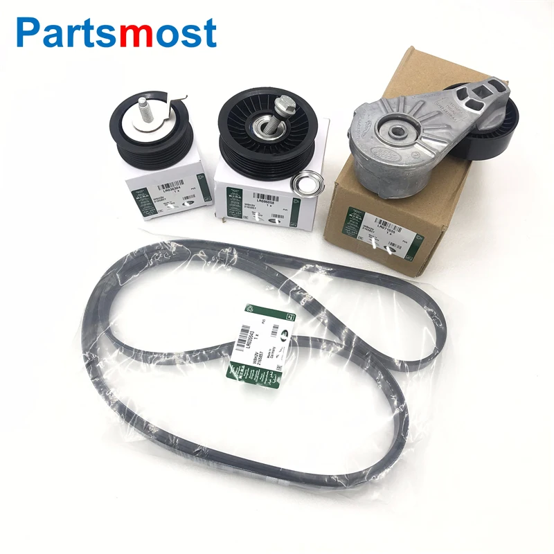 3.0 V6 5.0 V8 Drive Belt Idler pulley Tensioner for Discovery 4 Range ...