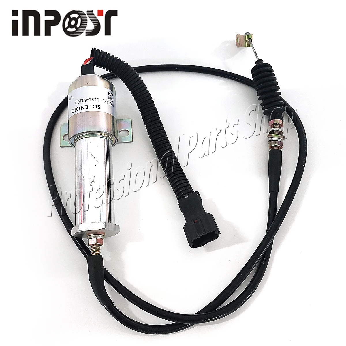 24V-11E1-60100-Fuel-Shut-off-Stop-Solenoid-For-Hyundai-R210-Daewoo ...