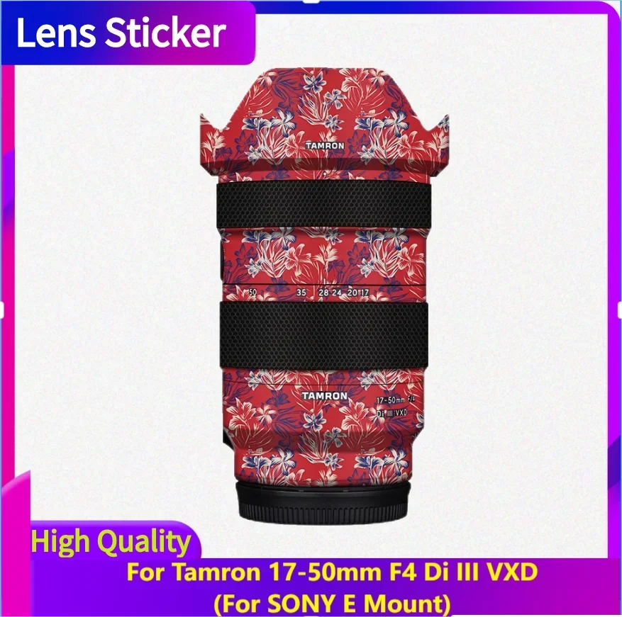For Tamron 17-50mm F4 Di III VXD(For SONY E Mount)Lens Sticker Decal ...