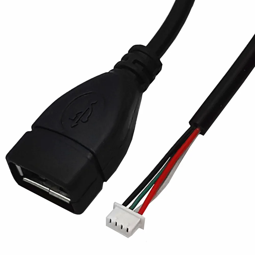 USB to 4P MX1.25 cable, 4P MX1.25 Female to USB 2.0 Female/ Male Cable ...